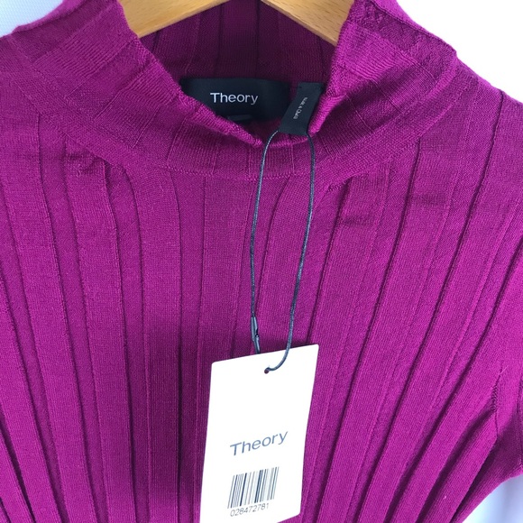 Theory | Sweaters | Nwt Theory Wide Ribbed Mock Neck Merino Sweater | Poshmark